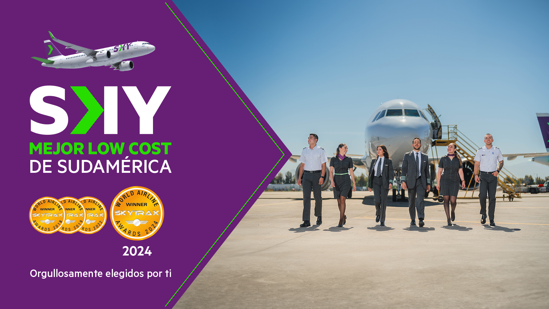 SKY es reconocida por cuarta vez como la mejor low cost de Sudamérica ...